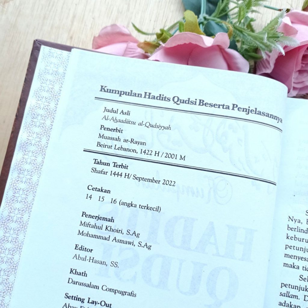 Buku Kumpulan Hadits Qudsi Berserta Penjelasannya - Toko Muslim