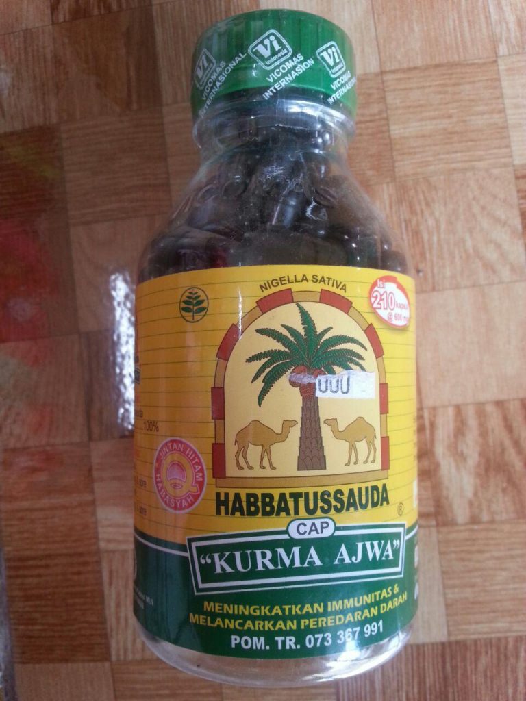 Habbatus Sauda Kurma Ajwa Isi 210 Kapsul