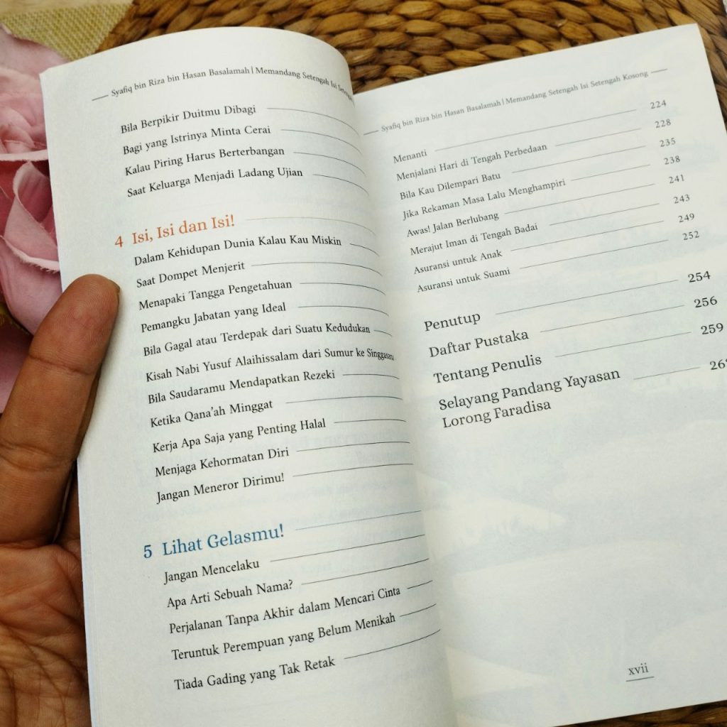 Buku Memandang Setengah Isi Setengah Kosong - Toko Muslim