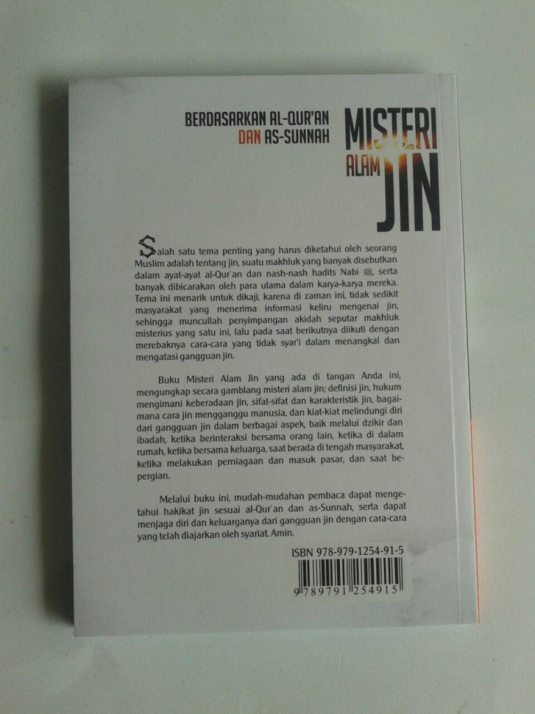 Buku Misteri Alam Jin Berdasarkan Al-Quran dan As-Sunnah - Toko Muslim