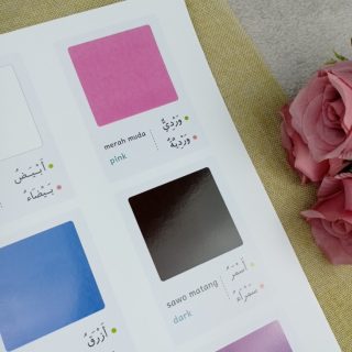 Poster Belajar Mengenal Warna Untuk Anak-Anak - Toko Muslim