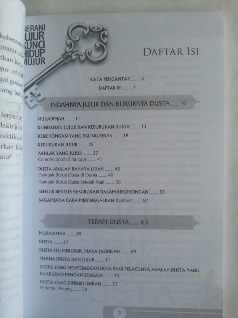 Buku Berani Jujur Kunci Hidup Mujur Tips Praktis