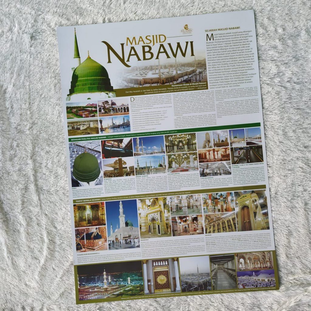 Poster Masjid Nabawi - Toko Muslim