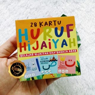 Flash Card 28 Kartu Huruf Hijaiyah Belajar Bahasa Arab | Toko Muslim Title