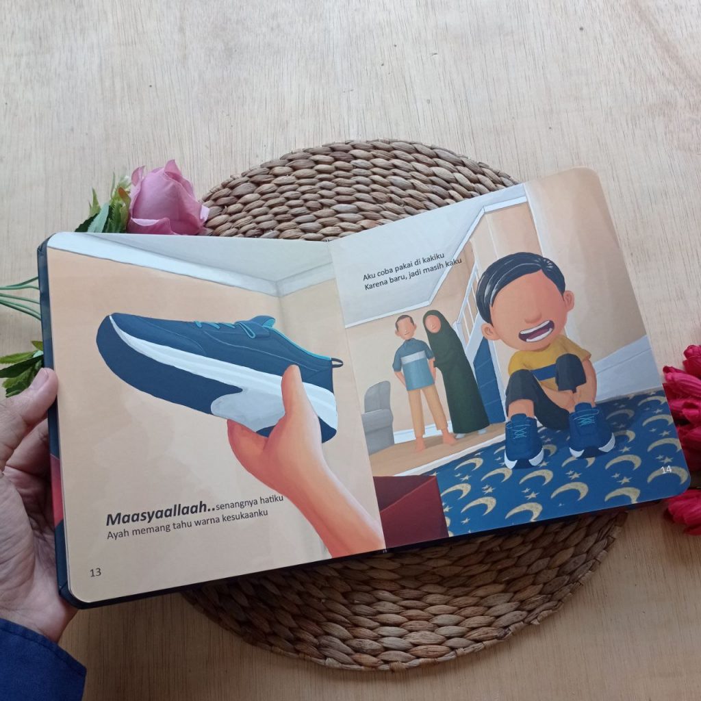 Buku Anak Boardbook Sepatu Baru Melatih Syukur Dan Qonaah (Stok Kosong ...