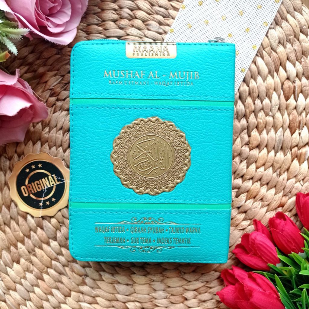 Al-Qur'an Mushaf Al-Mujib Rasm Utsmani Waqaf Ibtida Rit Ukuran A6 ...