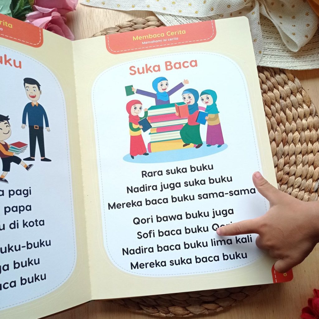 Buku Anak Boardbook Belajar Membaca Anak Balita Memahami Kata Kalimat ...