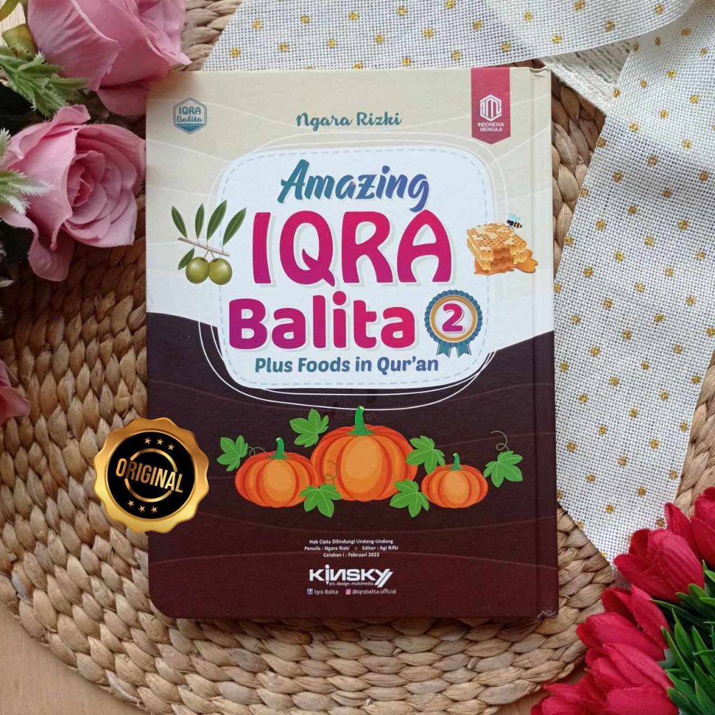 Buku Anak Boardbook Amazing Iqra Balita 2 Plus Foods In Quran - Toko Muslim
