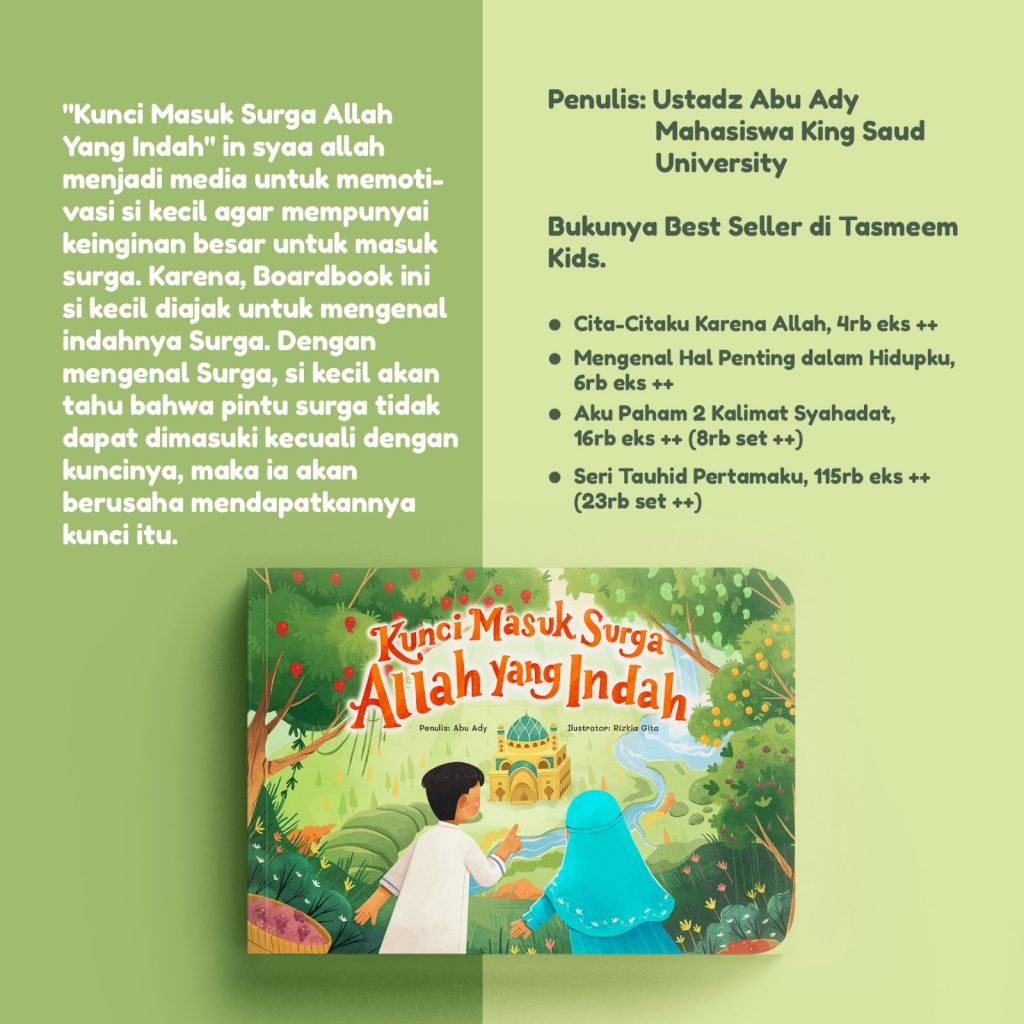 Buku Anak Board Book Kunci Masuk Surga Allah Yang Indah Mengenal Surga ...