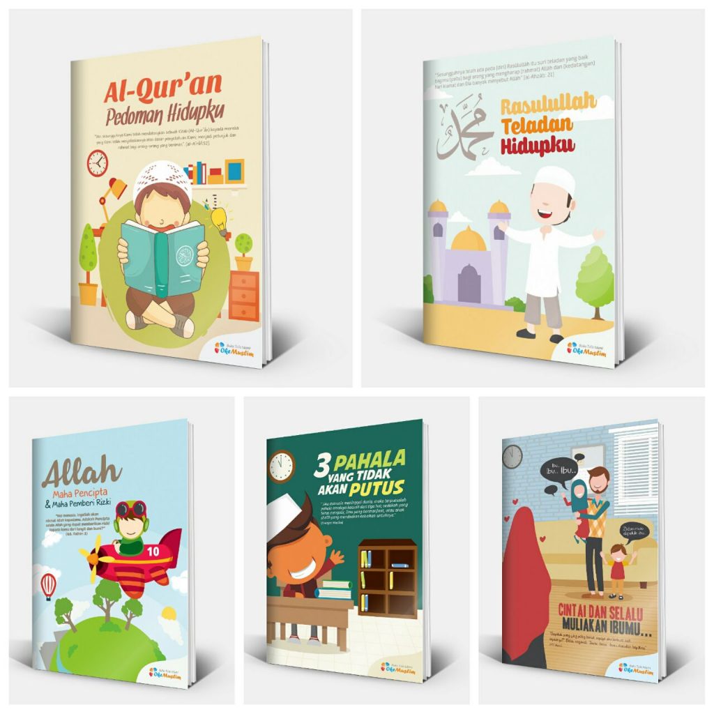 Buku Tulis Islami 1 Pack Isi 10 Buku 5 Cover Tema Agama Islam Nasihat ...