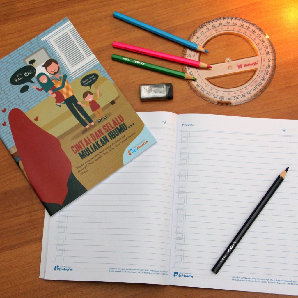 Buku Tulis Islami 1 Pack Isi 10 Buku 5 Cover Tema Agama Islam Nasihat ...