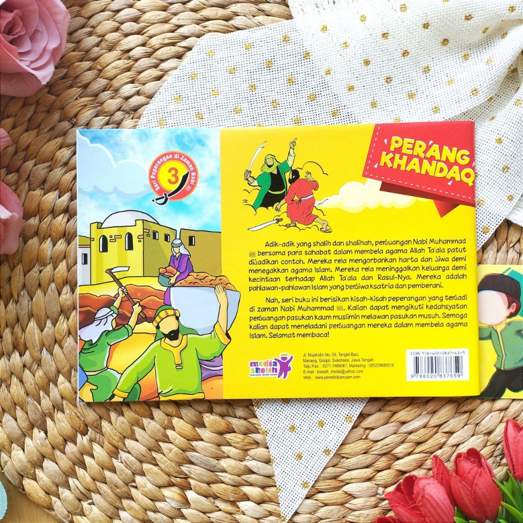 Buku Anak Perang Khandaq Seri Peperangan Di Zaman Nabi 3 - Toko Muslim
