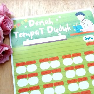 Poster Denah Tempat Duduk - Toko Muslim
