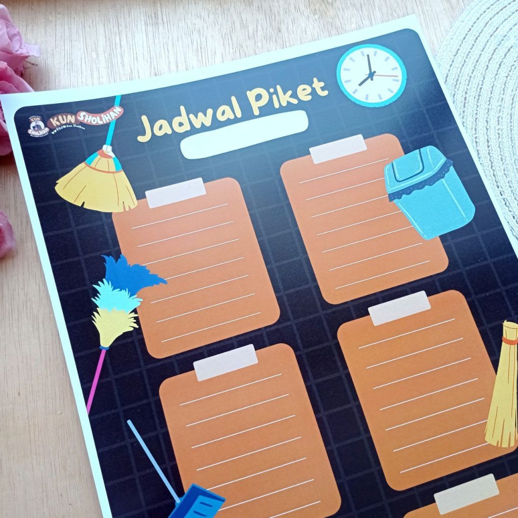 Poster Jadwal Piket - Toko Muslim