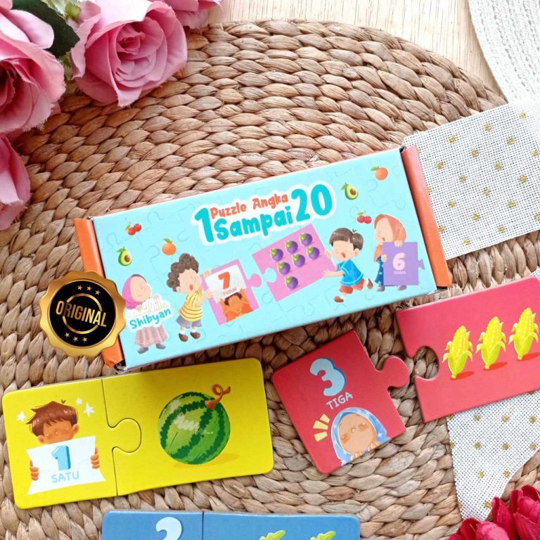 Permainan Pendidikan Anak Puzzle Angka 1 Sampai 20 - Toko Muslim