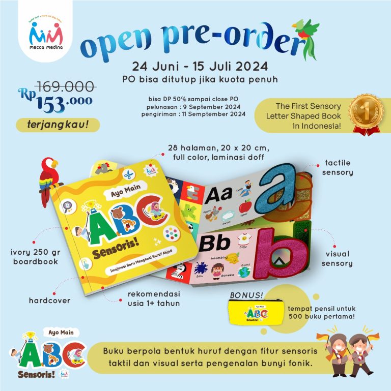 Buku Anak Ayo Main ABC Sensoris Imajinasi Baru Mengenal Huruf Abjad ...
