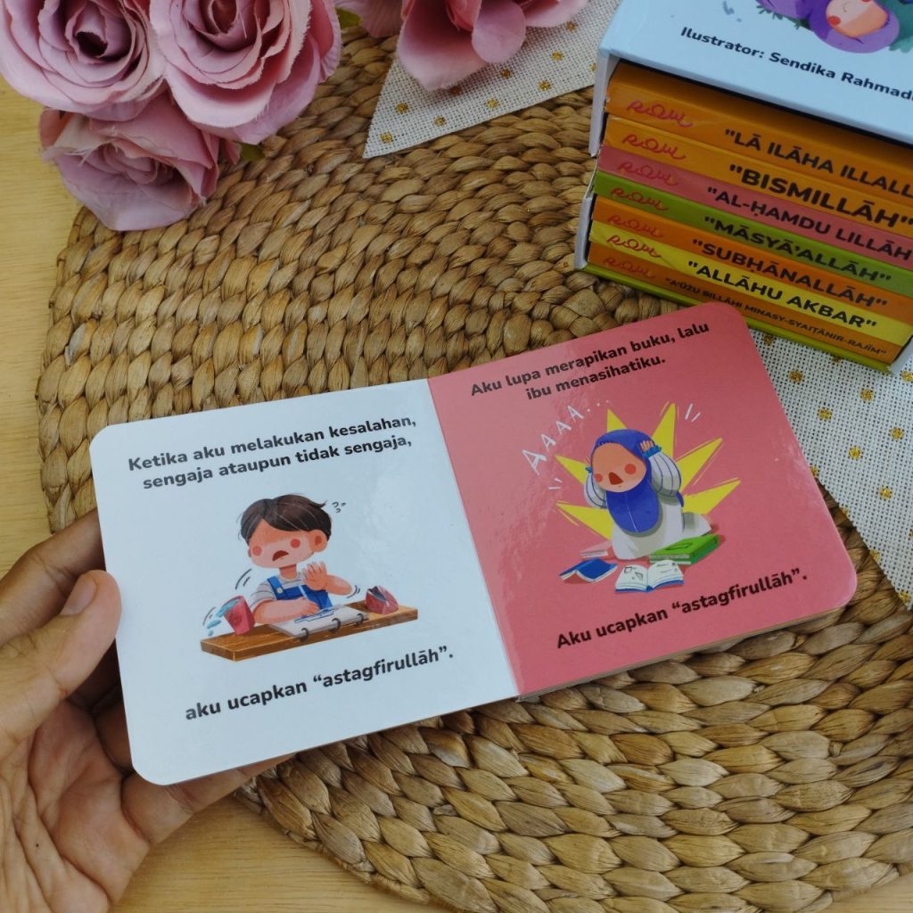 Buku Anak Board Book Seri Zikir Pertamaku Kuingat Allah Set 8 Buku ...