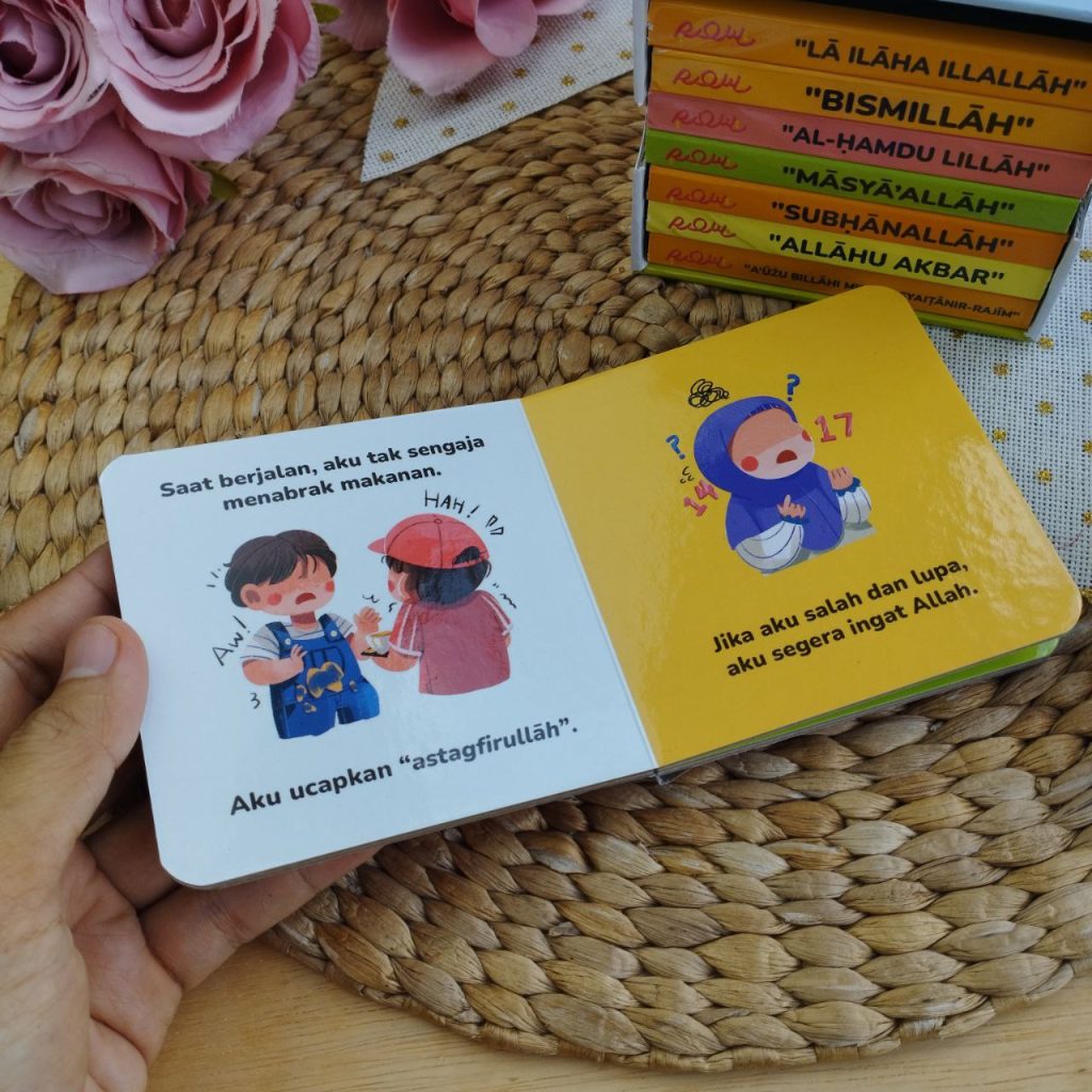 Buku Anak Board Book Seri Zikir Pertamaku Kuingat Allah Set 8 Buku ...