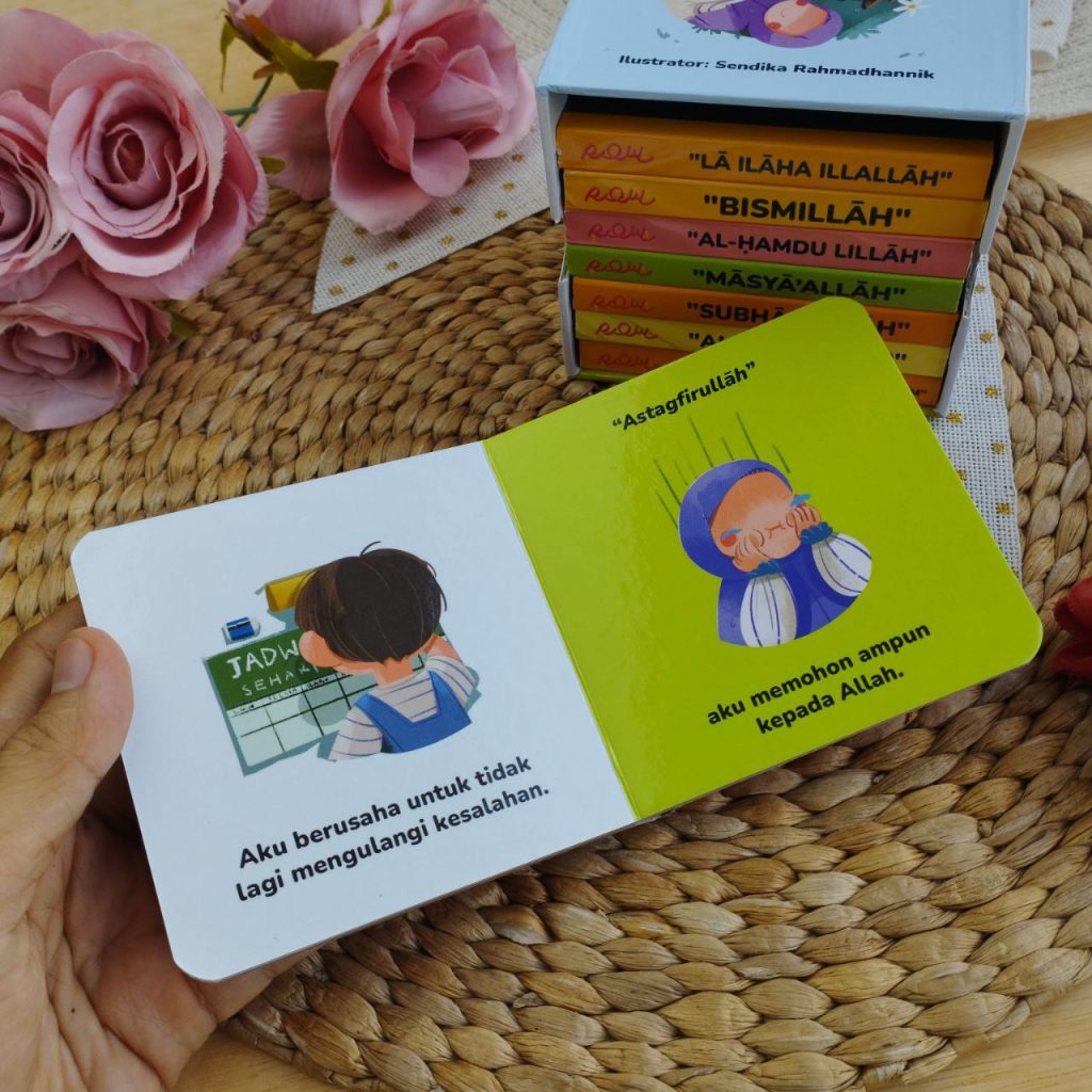Buku Anak Board Book Seri Zikir Pertamaku Kuingat Allah Set 8 Buku ...