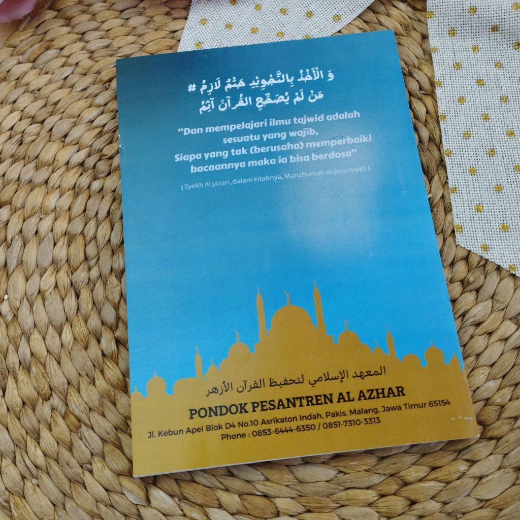 Buku Tuhfatul Athfal Fi Tajwid Al-Quran Matan Terjemah Dan Penjelasan ...