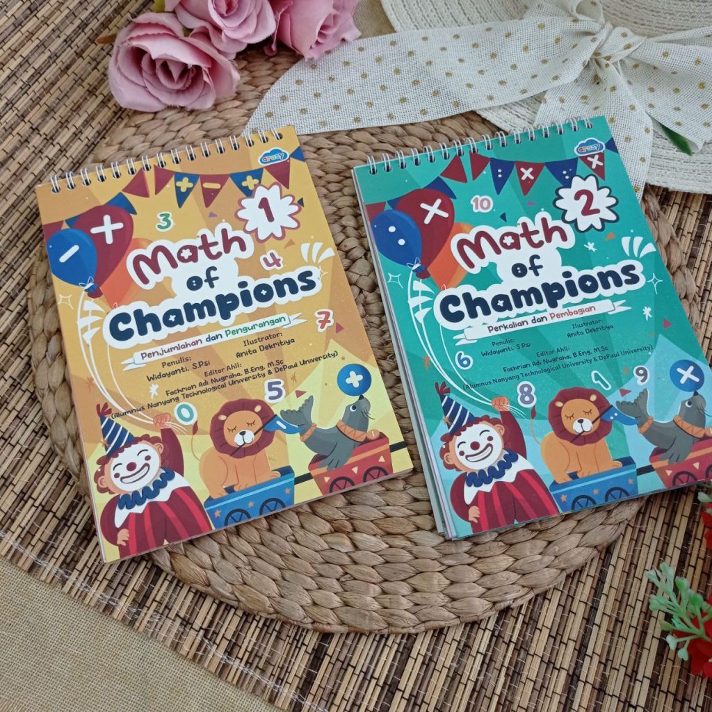 Buku Anak Math Of Champion Penjumlahan Pengurangan Perkalian Pembagian ...