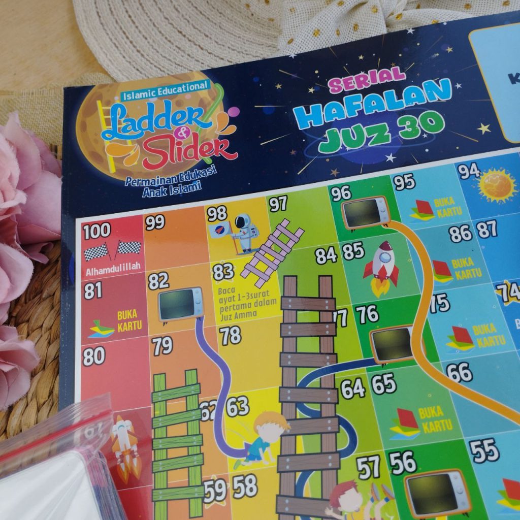 Ladder Dan Slider Permainan Edukasi Anak Islami Ular Tangga Serial ...