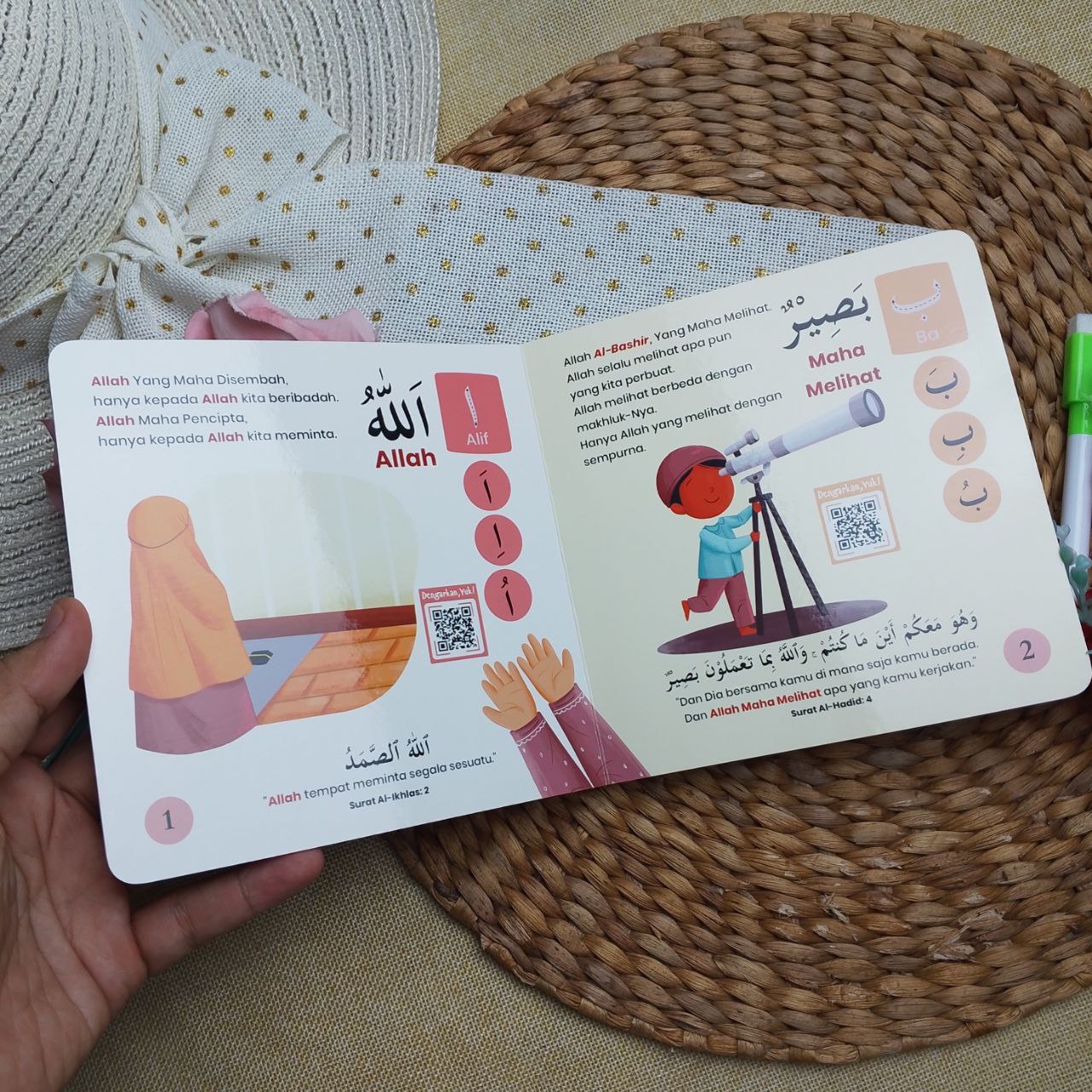 Buku Anak Board Book My First Hijaiyah From The Quran Tauhid Series ...