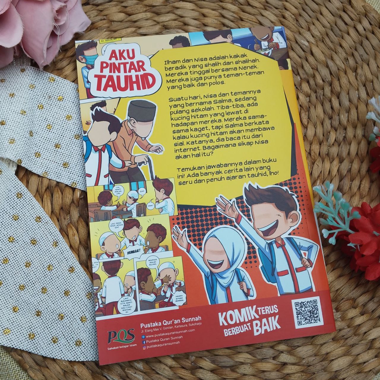 Buku Anak Komik Terus Berbuat Baik Aku Pintar Tauhid - Toko Muslim