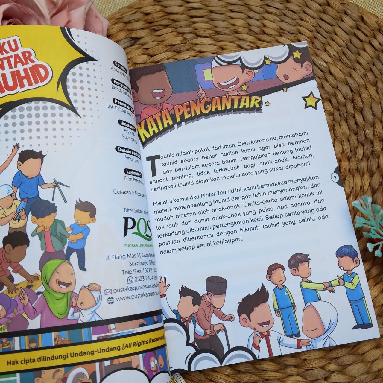 Buku Anak Komik Terus Berbuat Baik Aku Pintar Tauhid - Toko Muslim