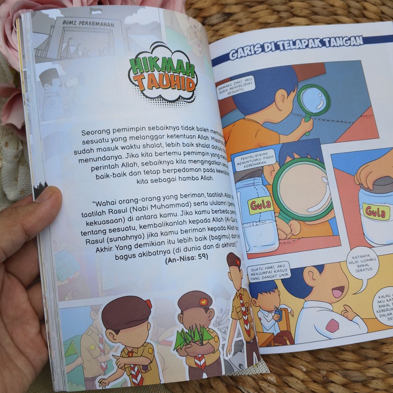 Buku Anak Komik Terus Berbuat Baik Aku Pintar Tauhid - Toko Muslim