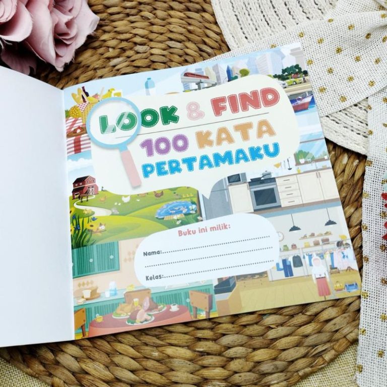 Buku Anak Look And Find 100 Kata Pertamaku Perangsang Kecerdasan Anak ...