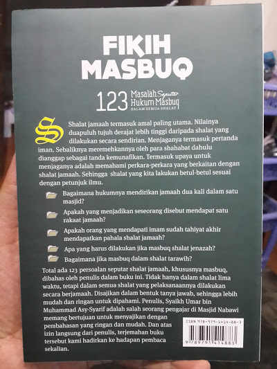 Buku Fikih Masbuq 123 Masalah Seputar Hukum Masbuq Shalat - Toko Muslim